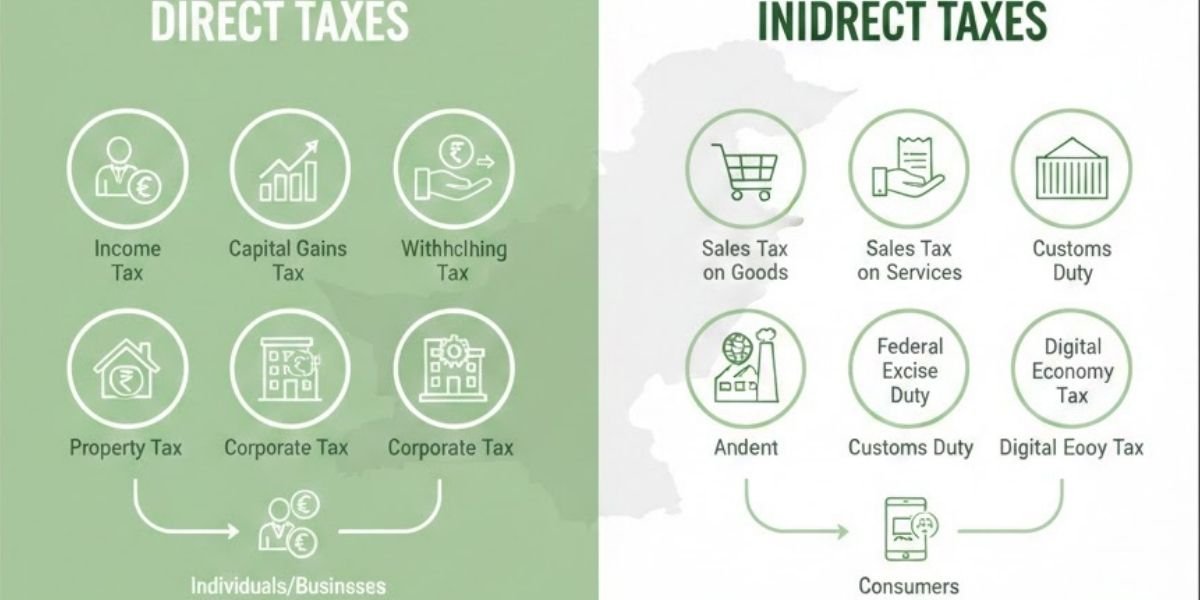 Types of Taxes in Pakistan – Complete Guide (2026)